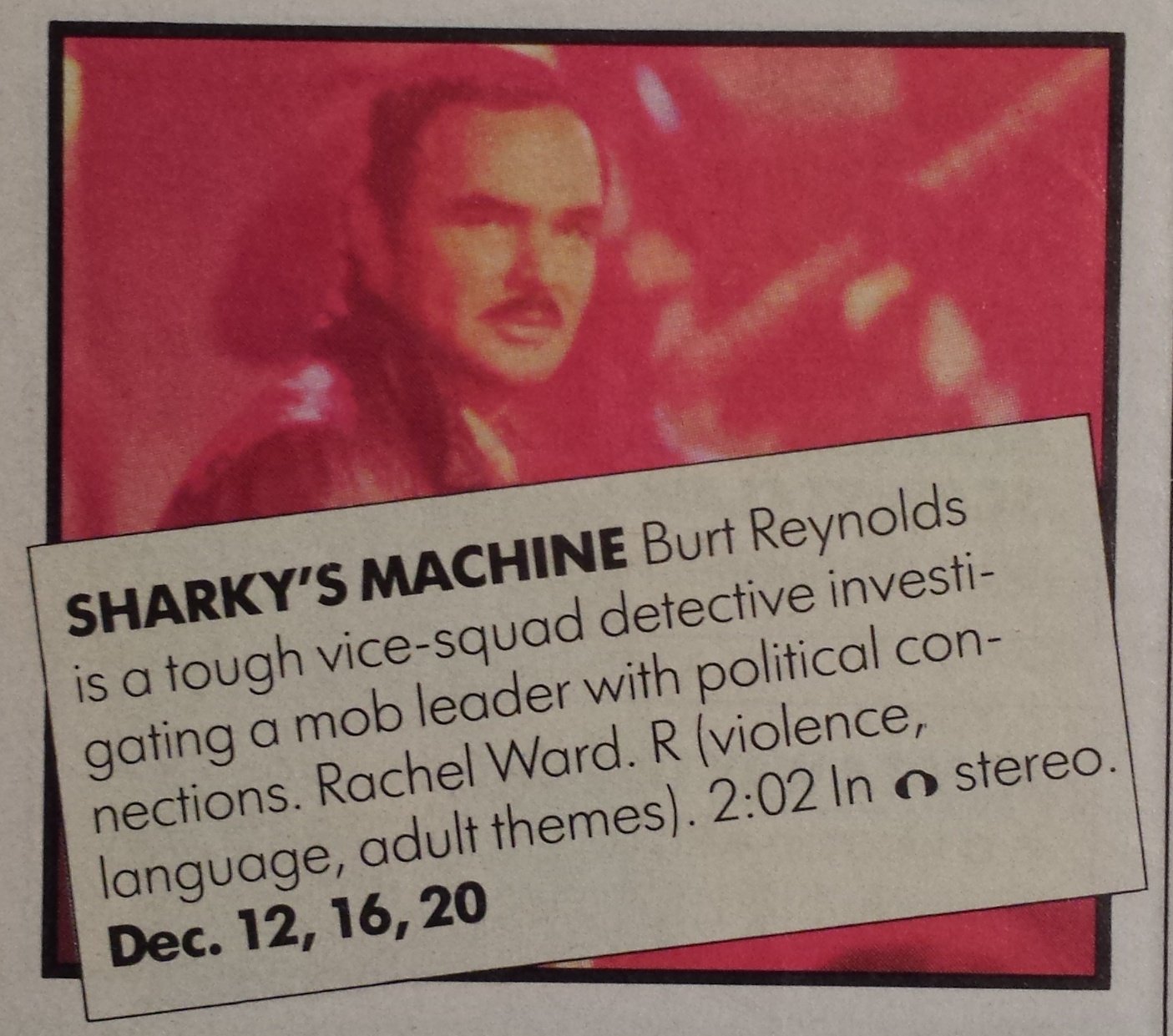 Sharky’s Machine (1981) – B&S About Movies