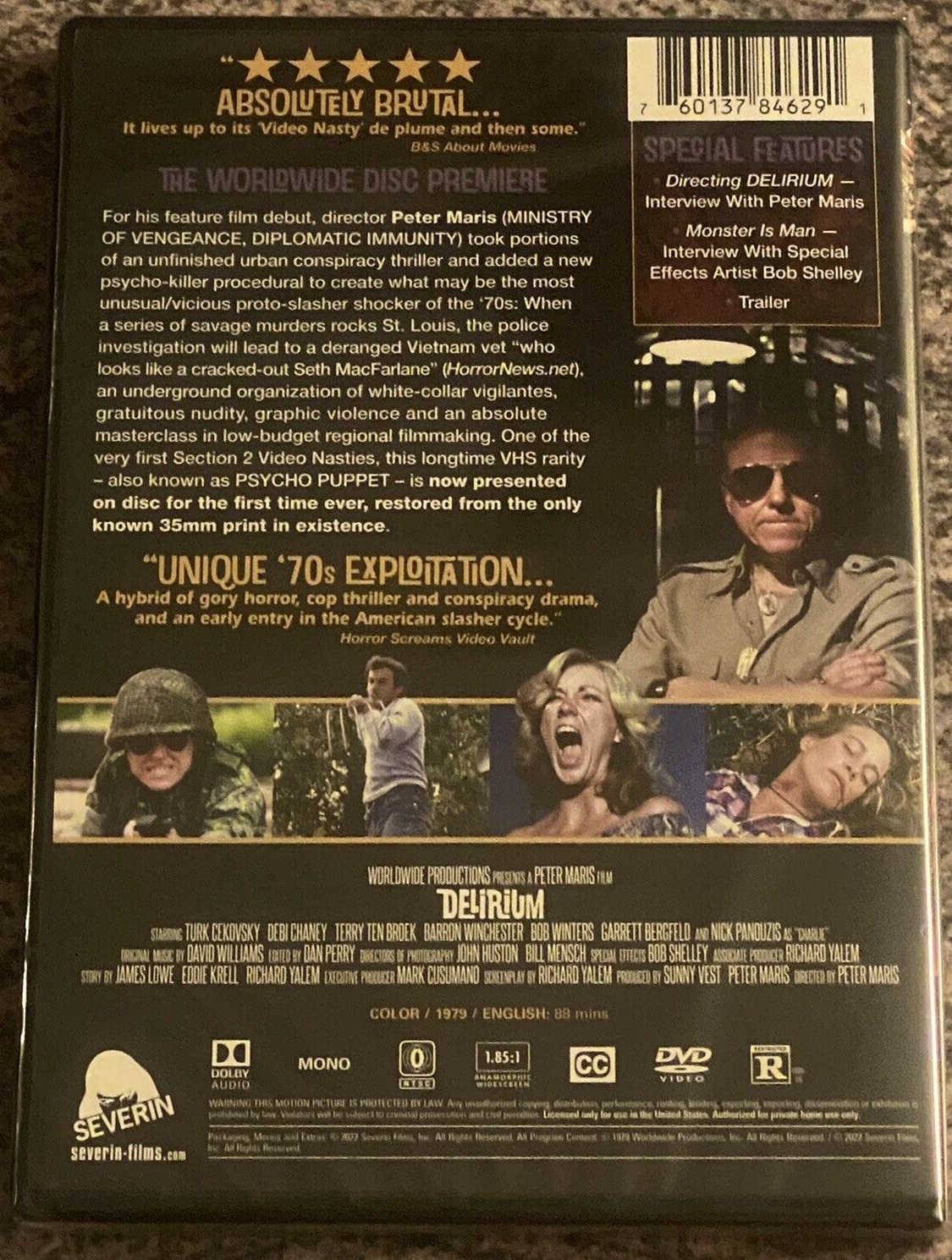 Delirium (1979) – B&S About Movies