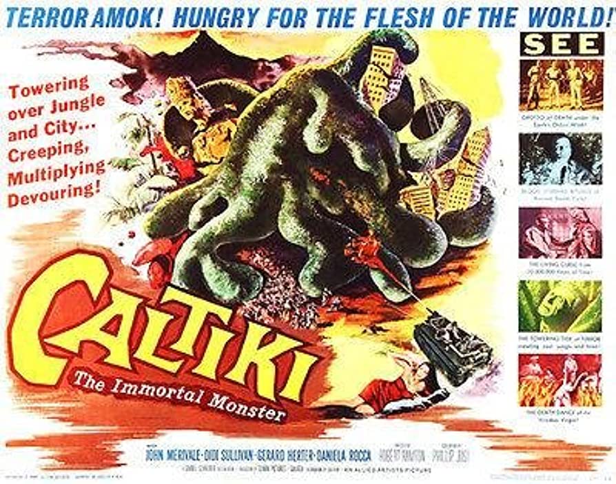 APRIL MOVIE THON 2: Caltiki – The Immortal Monster (1959) – B&S About ...