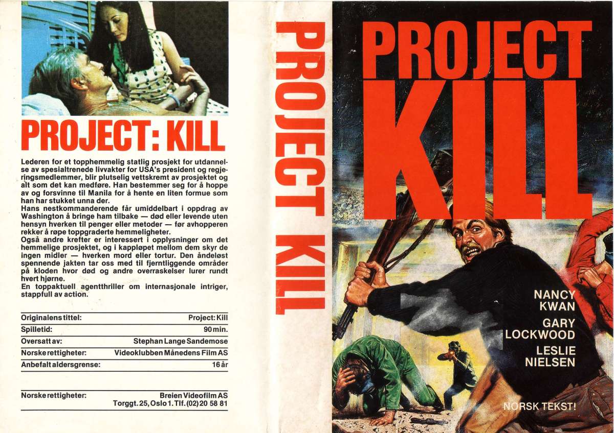 THE FILMS OF WILLIAM GIRDLER: Project: Kill (1976) – B&S About Movies