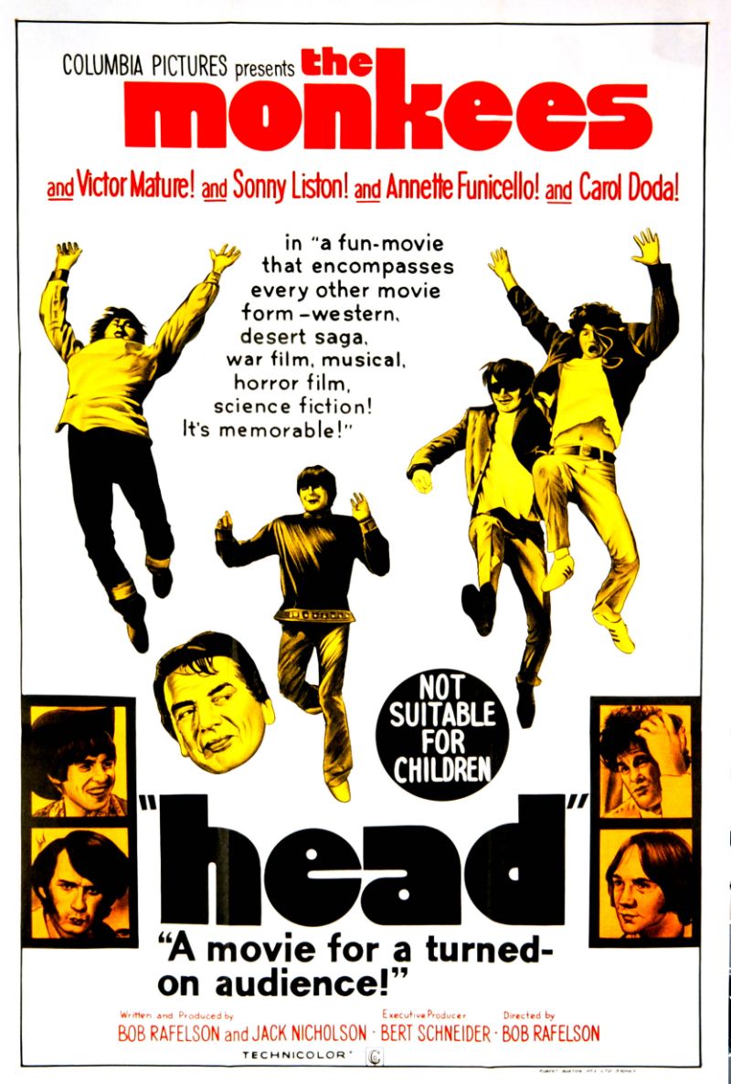 CBS LATE MOVIE MONTH: Head (1968) – B&S About Movies