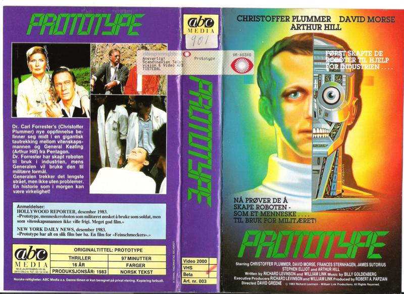 CBS LATE MOVIE MONTH: Prototype (1983) – B&S About Movies